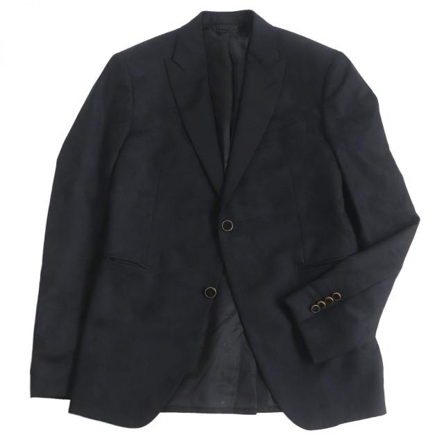 【ドンドン見直し】極美品□20AW ルイヴィトン シャドーモノグラム カモフラ 裏シルク使用 シングル テーラードジャケット 黒 50 正規品