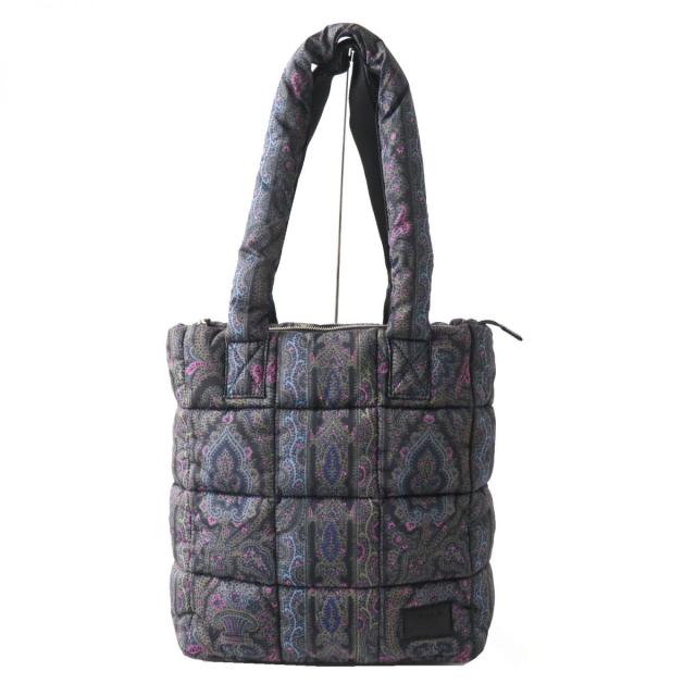 【ドンドン見直し】極美品◎Paul Smith ポール スミス レディース キルティング トートバッグ マルチカラー ペイズリー柄 保管袋付き