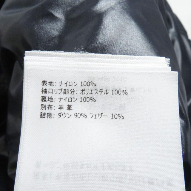 極美品□21-22AW MONCLER/モンクレール MARCEAU ラムレザー使い WZIP