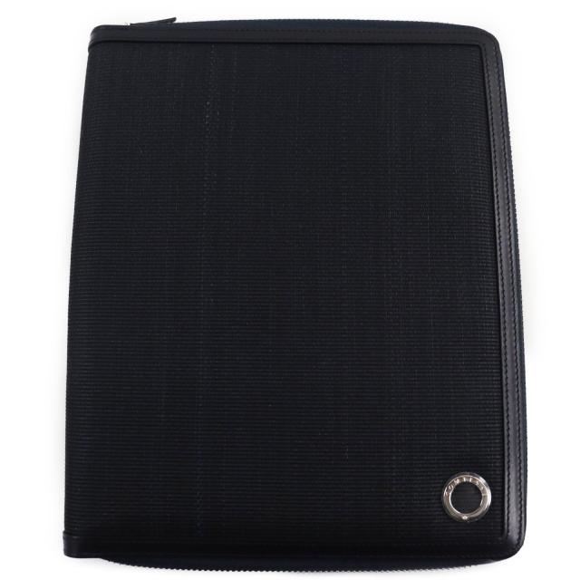 未使用品●COMTESSE コンテス ホースヘア レザー使い ロゴ金具付き 手帳カバー ブラック シルバー金具 ドイツ製　メンズおすすめ◎