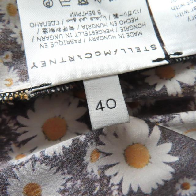 未使用品☆ステラマッカートニー 定価170500円 シルク100％ 花柄
