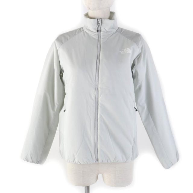 極美品☆THE NORTH FACE ザ・ノースフェイス VYW82206 Nentrix Jacket 中綿入り ZIP UP ジャケット ライトグレー S 正規品 レディース