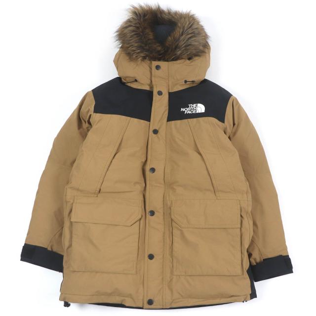 極美品□THE NORTH FACE ザ・ノースフェイス ND91935 Mountain Down Coat ゴアテックス ダウンコート ジャケット ブラウン S 正規品