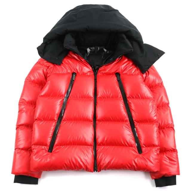 極美品○MONCLER モンクレール 2022年製 H20911A00197 5950K ZUBAIR ロゴワッペン付き フーデッド ダウンジャケット 2 正規品 メンズ