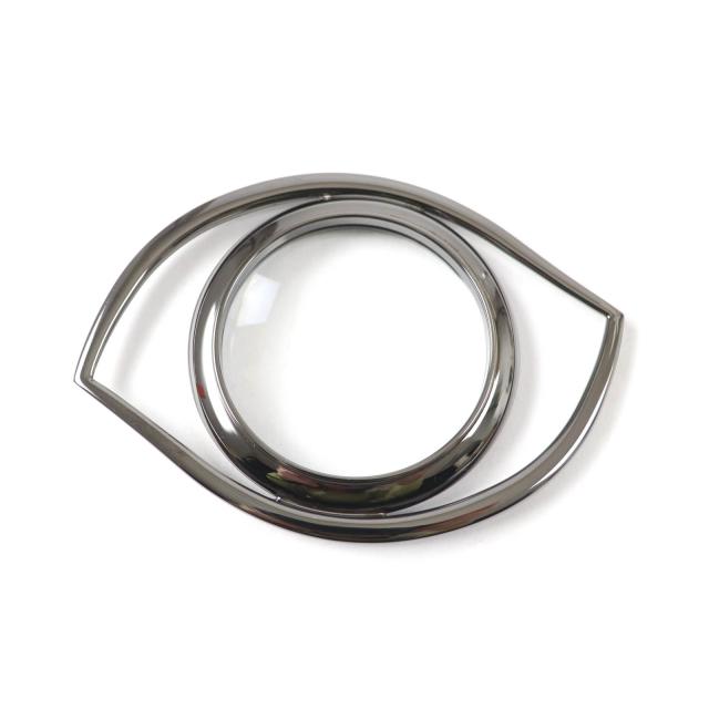 極美品★HERMES エルメス ウィユ ド クレオパトラ ジャン・コクトーデザイン ルーペ 拡大鏡 虫眼鏡 ガンメタリック 保存袋付 レディース