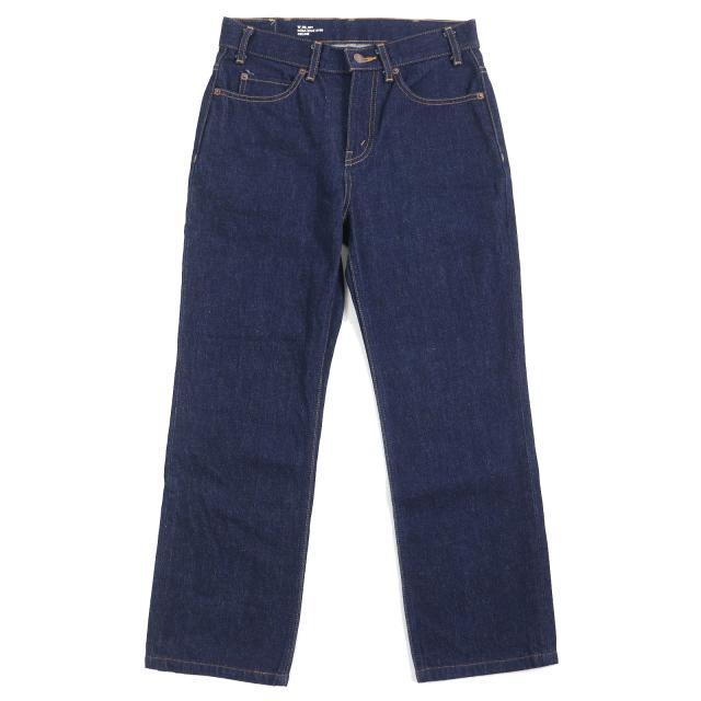 極美品△CELINE セリーヌ 2N48A224Z フランソワーズジーンズ コットン100％ ローウォッシュ デニムパンツ インディゴブルー 27 正規品