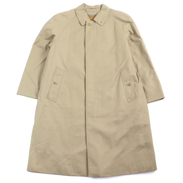 良品○BURBERRY LONDON バーバリーロンドン BBB55-970-42 比翼仕立て 裏地ノバチェック ライナー付 ステンカラーコート 92-170-5 正規品