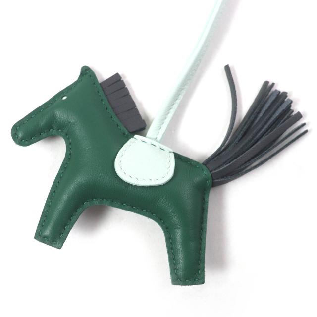 未使用品□HERMES エルメス ロデオチャーム PM アニョーミロ ストラップ ヴェルモワイヤン アルドワーズ ヴェールペパーミント W刻印