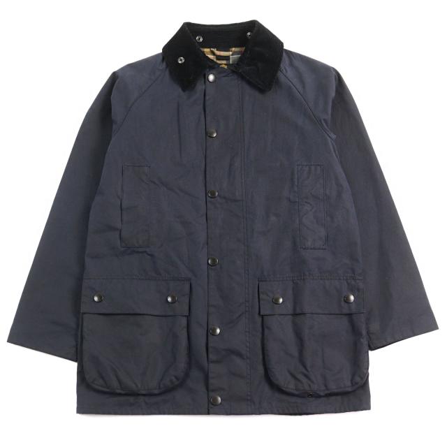 美品○Barbour バブアー 1802146 SL BEAUFORT JACKET ビューフォート ダブルジップ チンストラップ オイルドジャケット 36 正規品 メンズ