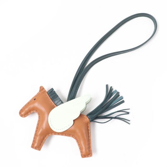 極美品☆HERMES エルメス ロデオチャーム ペガサスPM ゴールド ヴェールシプレ ヴェールフィズ アニョーミロ バッグチャーム U刻印