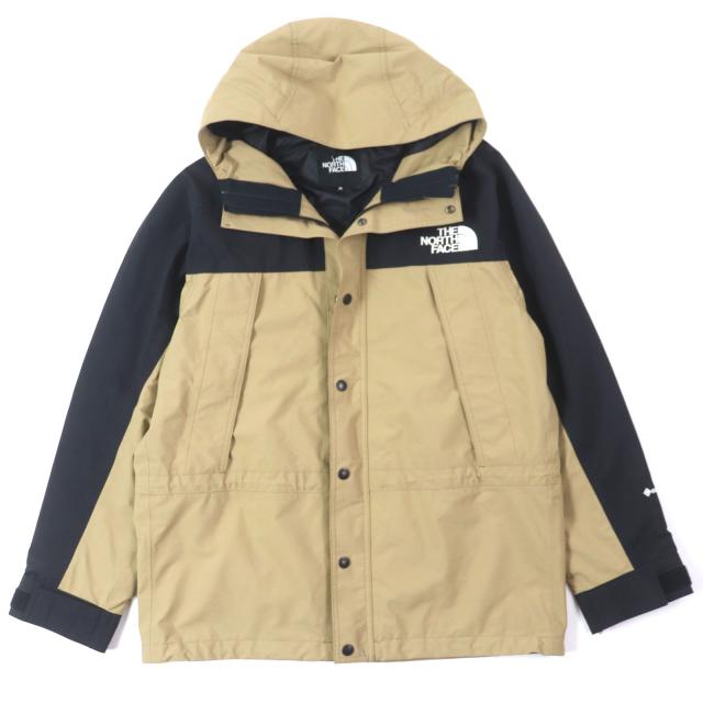 美品▼ザ・ノースフェイス NP62236 Mountain Light Jacket GORE-TEX フード付き ロゴ刺繍 WZIPUP マウンテンパーカー M 正規品 メンズ