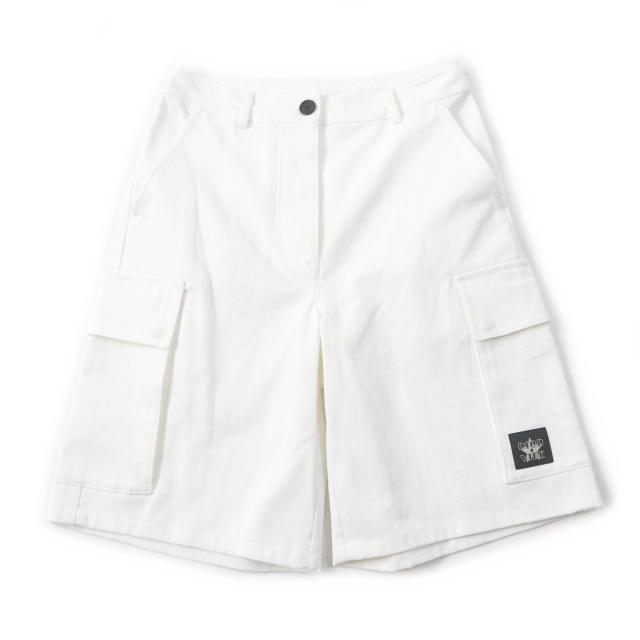 未使用品★Christian Dior クリスチャンディオール 247P41A3339 DIOR VIBE ロゴボタン付 デニム カーゴパンツ ホワイト 40 正規品