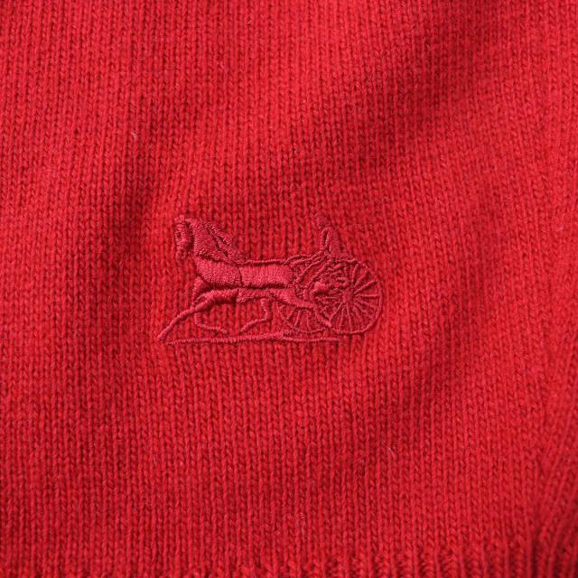 美品☆CELINE セリーヌ 2A65P152I カシミヤ100％ サルキー刺? クルー