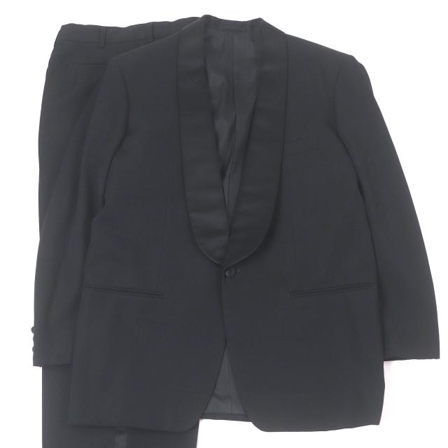 美品□コムデギャルソンオム ヴィンテージ HS-05031M 89AWアーカイブ タキシード サイドラインパンツ セットアップ 黒 M 日本製 正規品