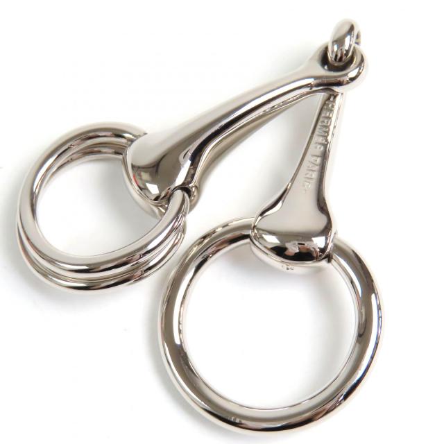 極美品△HERMES エルメス ホースビット スカーフリング シルバー 箱・保存袋付き イタリア製 レディース オススメ◎