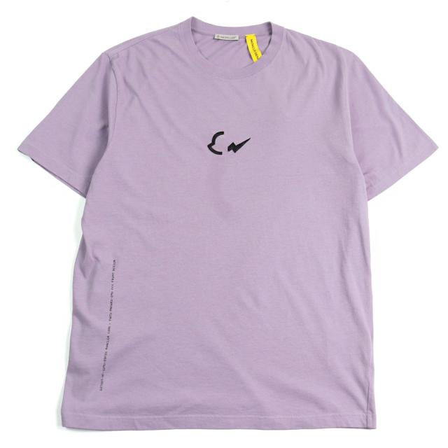 美品○MONCLER GENIUS 7 MONCLER FRAGMENT モンクレールジーニアス 7 フラグメント 2021年製 ロゴ刺繍 半袖Ｔシャツ S 正規品 メンズ