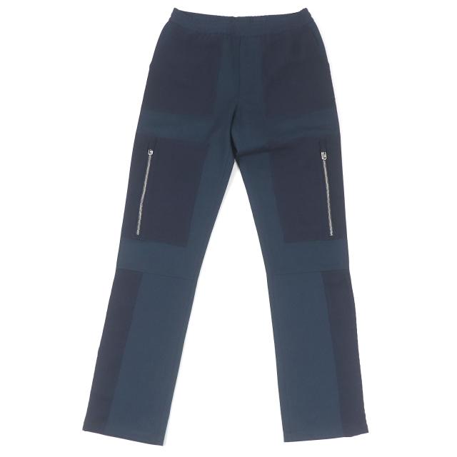 未使用品□FENDI フェンディ 2022年製 FB0825 FFロゴ金具 イージーパンツ テーパードパンツ ネイビー 46 イタリア製 正規品 メンズ