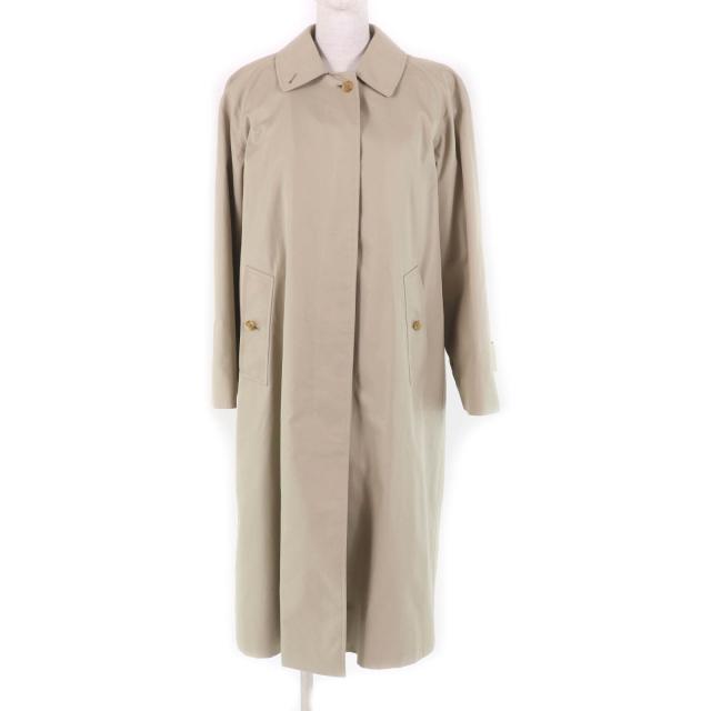 美品★Burberrys バーバリー ヴィンテージ コットン100% 丸善別注 裏地ノバチェック柄 ウールライナー付 ステンカラーコート ベージュ 8