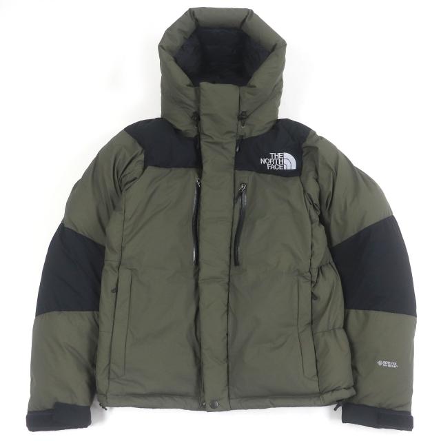 美品□THE NORTH FACE ザ・ノースフェイス ND92240 Baltoro Light Jacket GORE-TEX フーデッド ダウンジャケット カーキ M 正規品 メンズ