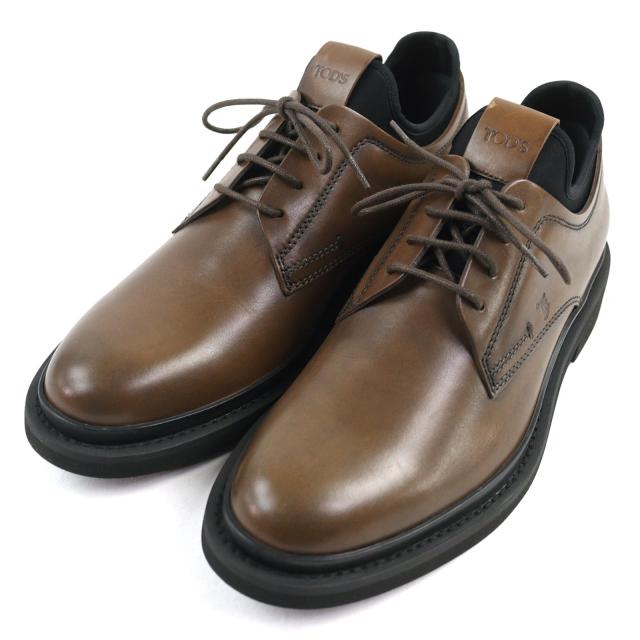 未使用品○TOD’S トッズ XXM89B0BZ60M5H1775 ALL.NEOPRENE URBAN レザー ロゴ刻印 レースアップ クッション入り レザーシューズ 5