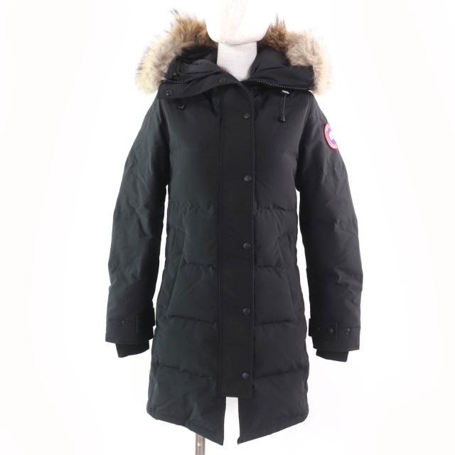 美品☆  カナダグース 2302JL MACKENZIE PARKA マッケンジーパーカ ファー・フード付 ダウンコート 黒 S 正規品 レディース
