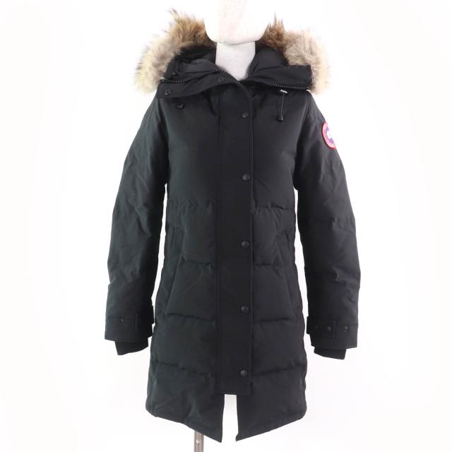 美品☆  カナダグース 2302JL MACKENZIE PARKA マッケンジーパーカ ファー・フード付 ダウンコート 黒 S 正規品 レディース