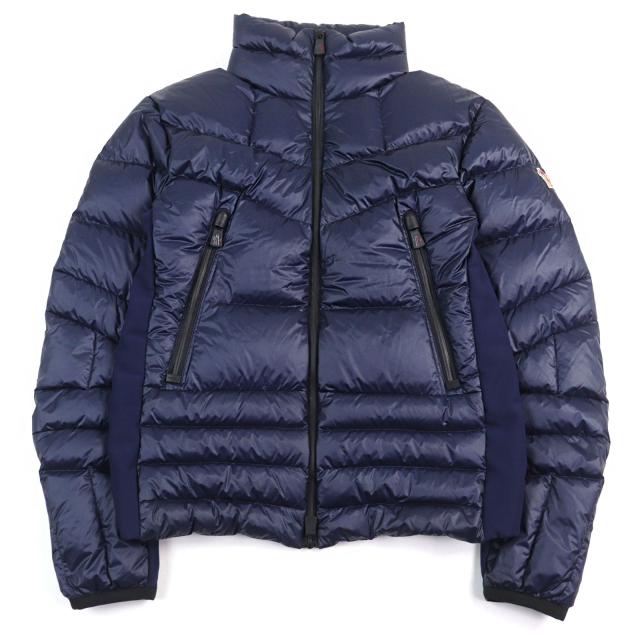 美品○MONCLER GRENOBLE モンクレール グルノーブル 19-20AW CANMORE ロゴワッペン付き ナイロン切替 ダウンジャケット 3 正規品 メンズ