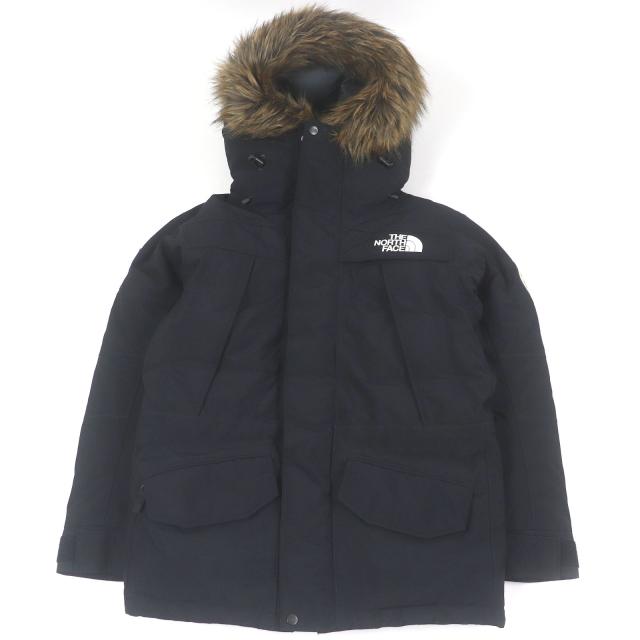美品□THE NORTH FACE ザ・ノースフェイス ND91807 Antarctika Parka GORE-TEX フーデッド ダウンジャケット ブラック S 正規品 メンズ