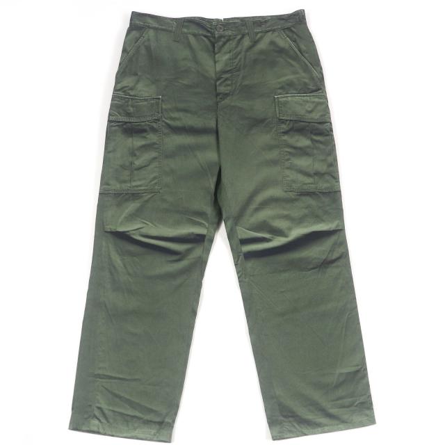 極美品□アイ コムデギャルソン ジュンヤワタナベ マン 2022年製 WI-P907 転写プリント カーゴ パンツ カーキ L 日本製 正規品 メンズ