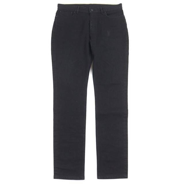 美品○LOUIS VUITTON ルイヴィトン 24SS HID70W スリムストレッチデニムパンツ ロゴボタン レザーパッチ デニムパンツ 34 正規品 メンズ