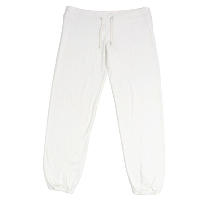 美品▼CHROME HEARTS クロムハーツ 2614-304-9038 ホースシュープリント ボトムス スウェットパンツ ホワイト S USA製 正規品 メンズ