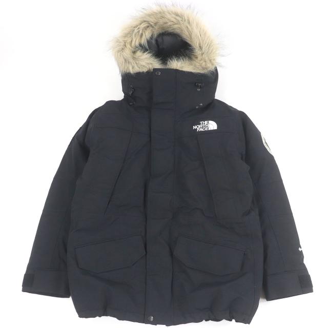美品□THE NORTH FACE ザ・ノースフェイス ND92343 Antarctica Parka ゴアテックス ファーフーデッド ダウンジャケット 黒 M 正規品