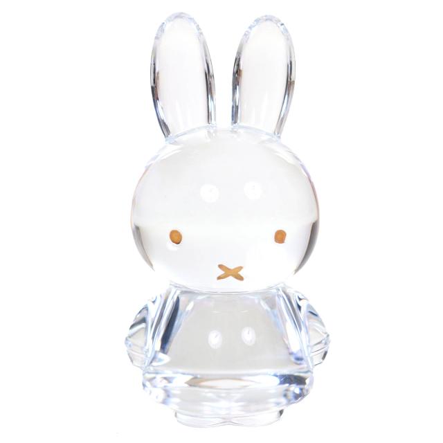 未使用△Baccarat バカラ 2815127 クリスタル ミッフィー 干支 兎 うさぎ ラビット オブジェ 置物 インテリア フィギュリン クリア 箱付