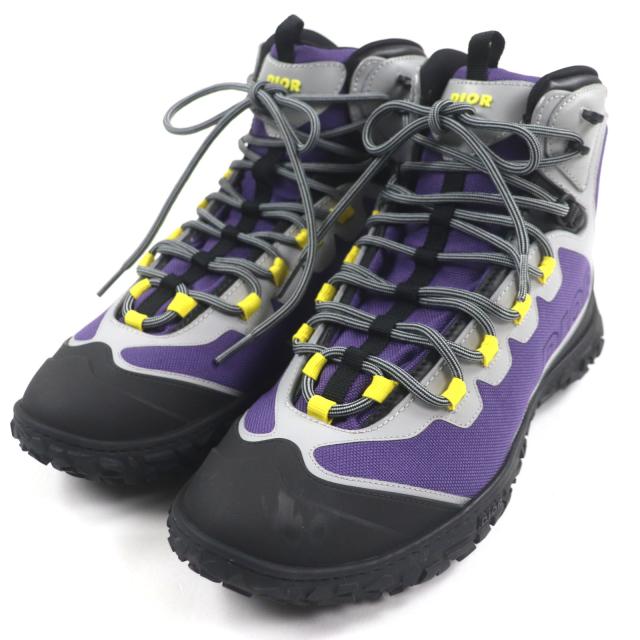 未使用品▼DIOR ディオール オム 3BO290ZRT ディオリゾン テクニカルメッシュ ラバー ハイキングシューズ スニーカー アンクルブーツ 42