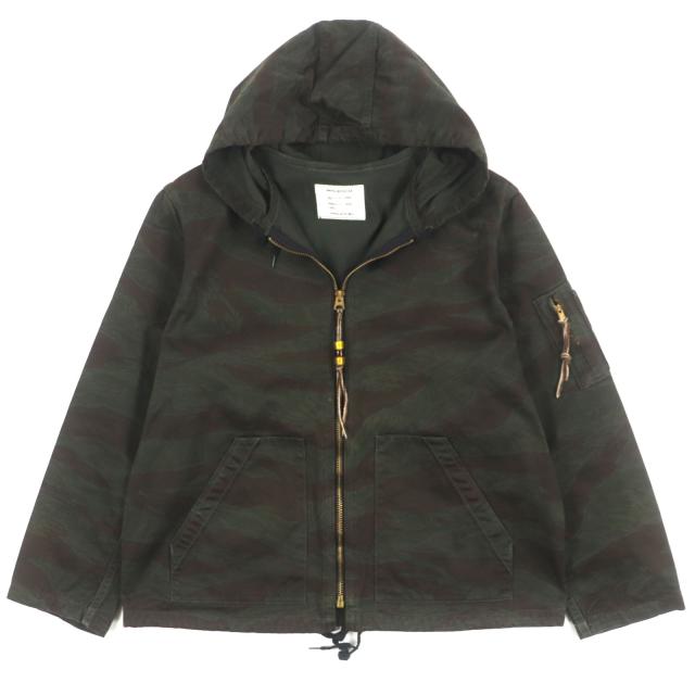 美品▼The REAL McCOY’S ザリアルマッコイズ 8405 TIGER CAMOUFLAGE PARKA ZIPUP パーカー ミリタリージャケット S-L 正規品 メンズ