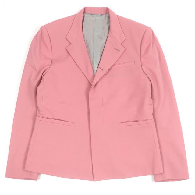 極美品□DIOR Cactus Jack ディオール オム カクタスジャック 283C251A4739 オフィサーカラージャケット ピンク 48 イタリア製 正規品