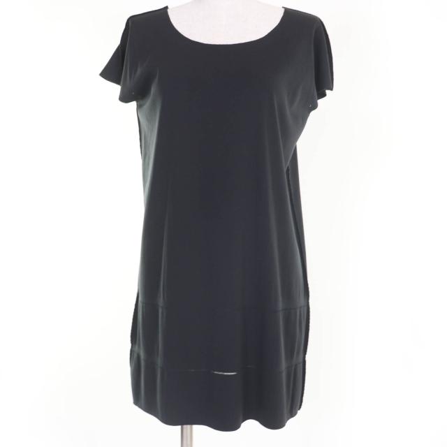 極美品☆PLEATS PLEASE プリーツプリーズ イッセイミヤケ PP54LT913 A.POC 半袖 ワンピース ブラック 3 日本製 正規品 レディース