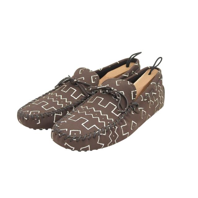 未使用品▲TOD’S トッズ XXM0GW0DQ20OSU S610 ゴンミーニ レザー ドライビングシューズ ブラウン 9 箱・保存袋付き イタリア製 メンズ