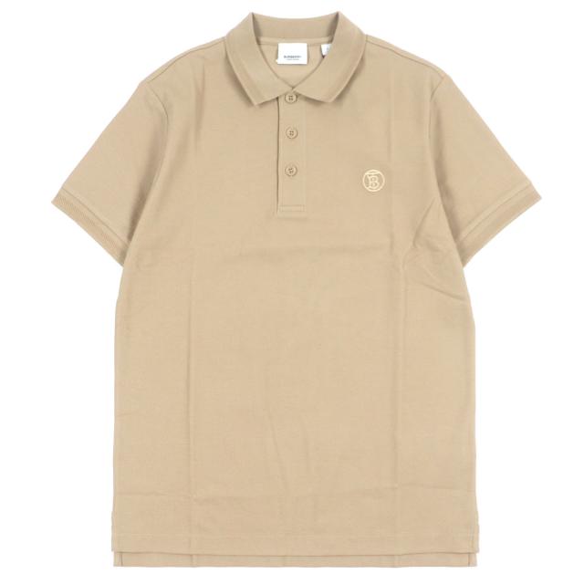 未使用品▼BURBERRY バーバリー 8057088 ノバチェック柄使い ロゴ入りボタン 刺繍 ショートスリーブ 半袖ポロシャツ S 正規品 メンズ