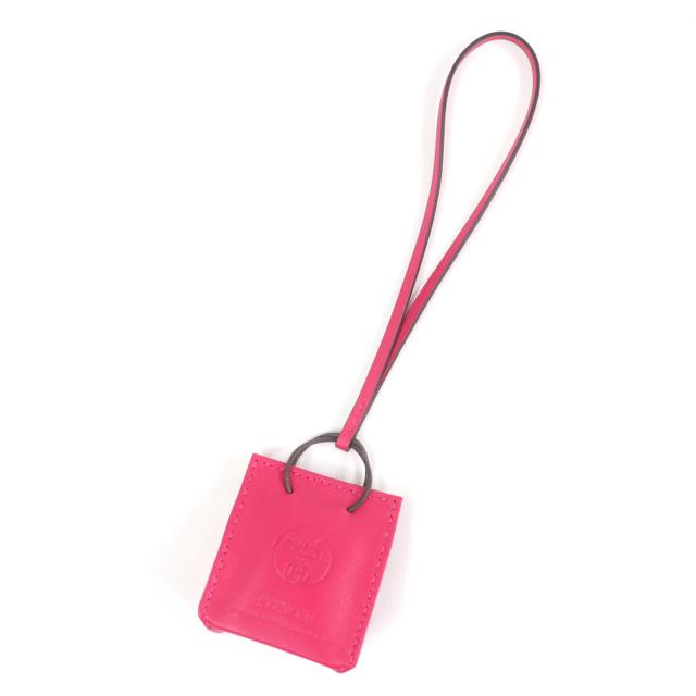 未使用品☆HERMES エルメス SAC ORANGE サック オランジュ アニョーミロ ローズメキシコ バッグチャーム Y刻印 箱付き フランス製