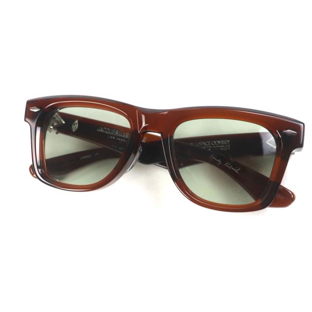 極美品▼ジャックマリーマージュ JMMHY1D HEYWOOD HICKORY 世界限定350本 278/350 サングラス クリアブラウン 52□21 箱付き メンズ