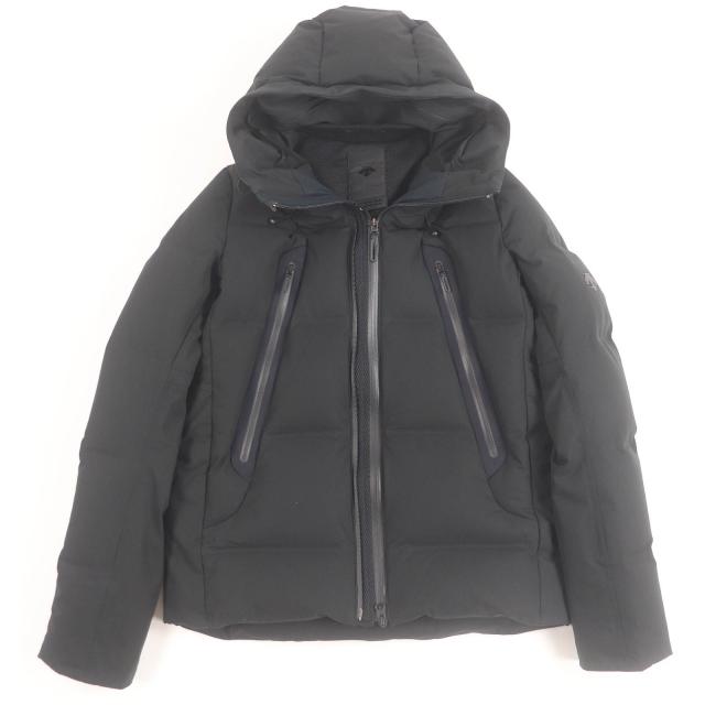 美品◇DESCENTE ALLTERRAIN　MIZUSAWA DOWN デサントオルテライン 水沢ダウン DAMQGK30U ダウンコート ブラック S 日本製 正規品 メンズ