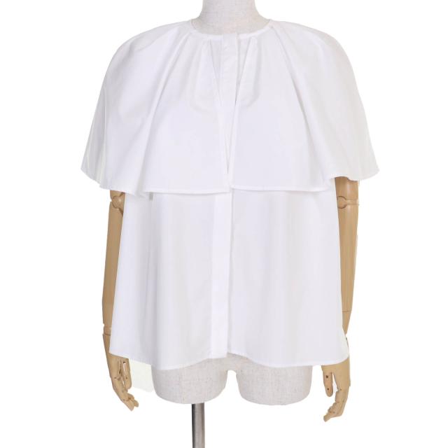 未使用品◇Tsuru by Mariko Oikawa ツルバイマリコオイカワ BL-1253410 Sailor フリルカラーシャツ ブラウス F 日本製 正規品 レディース