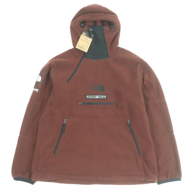 未使用品□Supreme THE NORTH FACE シュプリーム ザ・ノースフェイス NA52208I プルオーバー フリースジャケット ダークオーク M 正規品