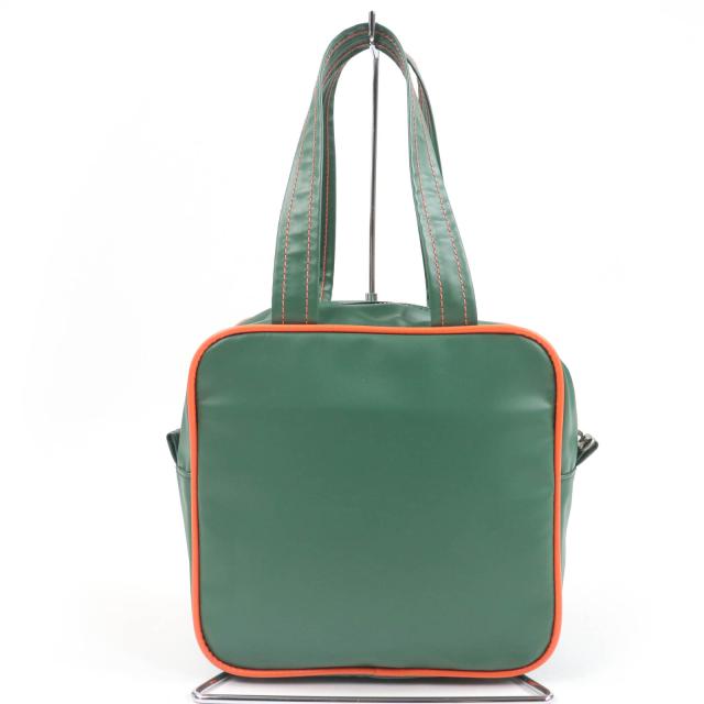 極美品☆tricot COMME des GARCONS トリココムデギャルソン ミニ トートバッグ ハンドバッグ グリーン系 日本製 正規品 レディース