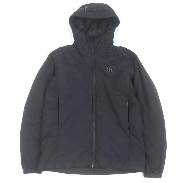 極美品□ARC’TERYX アークテリクス X000007302 Atom Heavyweight Hoody 中綿入り マウンテンパーカー ブラック XS 正規品 メンズ