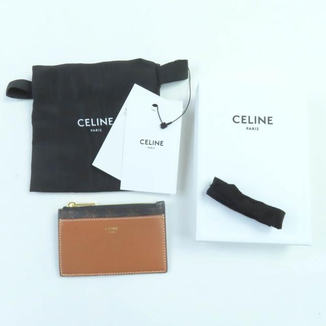 未使用品◇CELINE セリーヌ ラムスキン トリオンフキャンバス