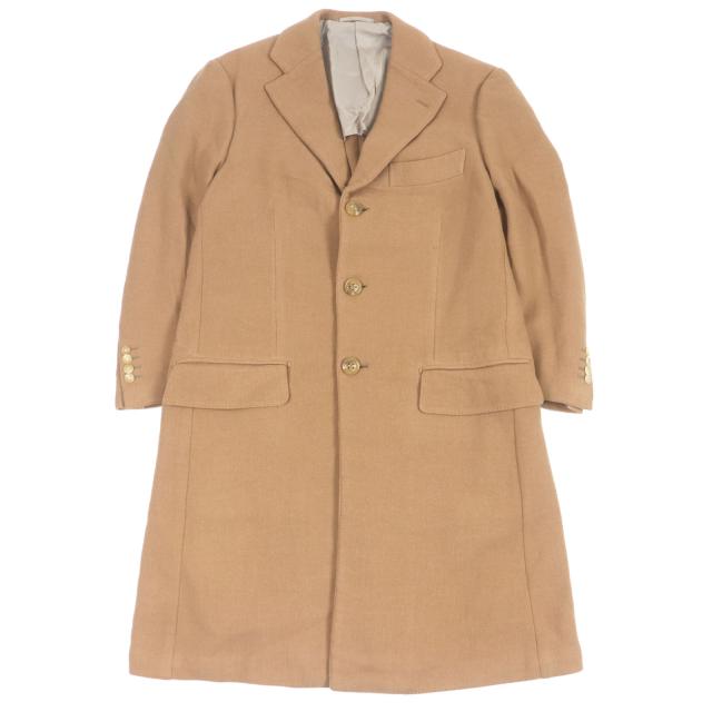 【ドンドン見直し】良品□Sartoria Ring サルトリア リング カシミヤ100％ ロングコート チェスターコート キャメル 48 日本製 正規品