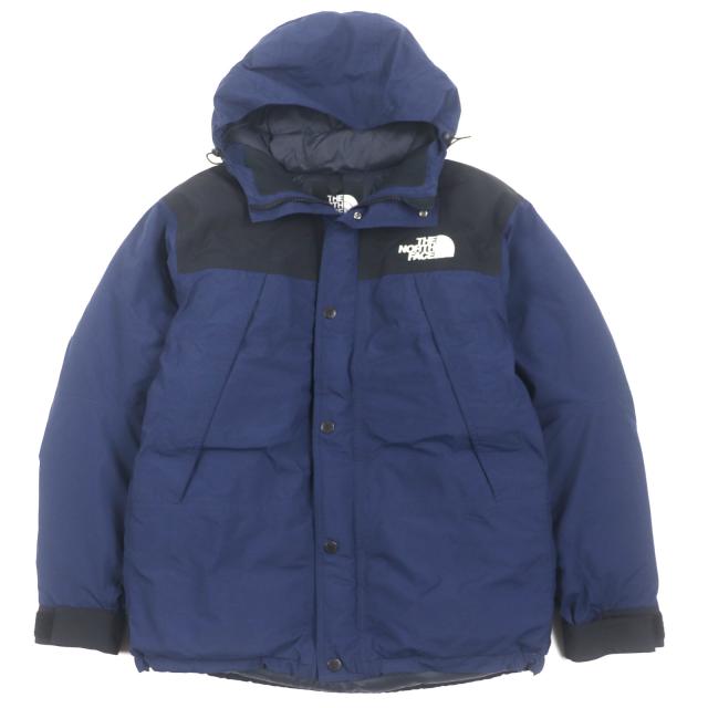 美品▼THE NORTH FACE ザ・ノースフェイス ND91737 Mountain Down Jacket GORE-TEX フーデッド ダウンジャケット L 正規品