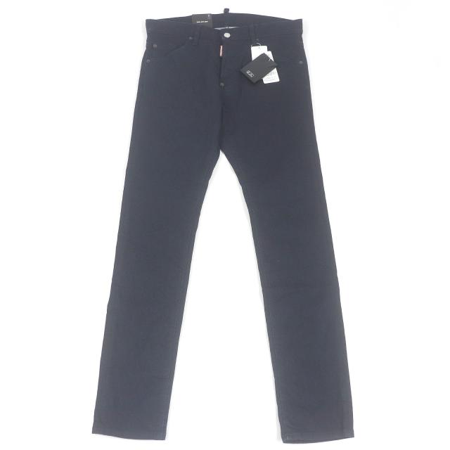 未使用品□DSQUARED2 ディースクエアード 22SS S74LB0908 COOL GUY JEAN ボタンフライ スキニーパンツ ブルー 46 イタリア製 正規品